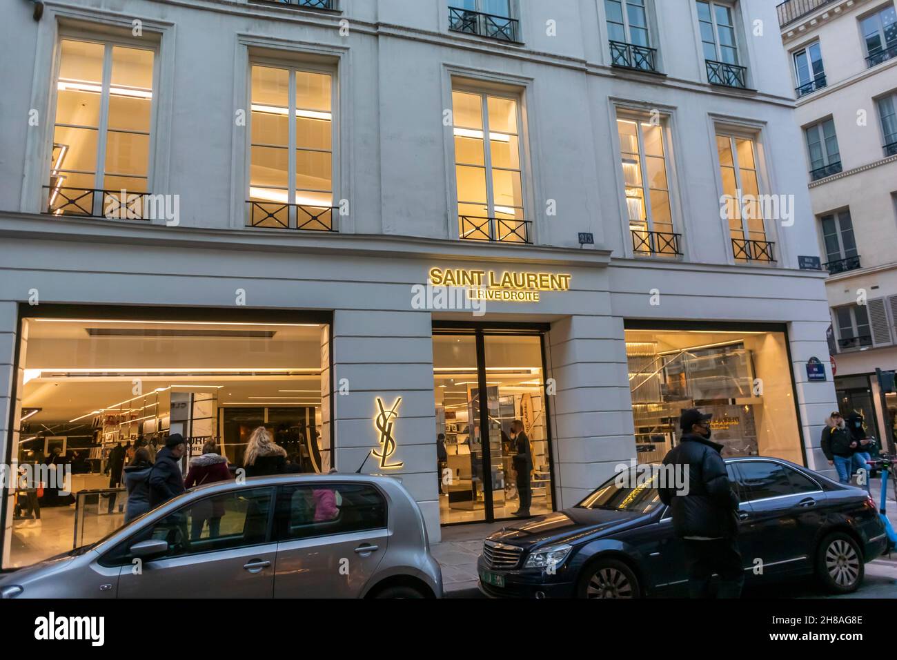 Yves saint laurent store front hi-res stock photography and images - Alamy