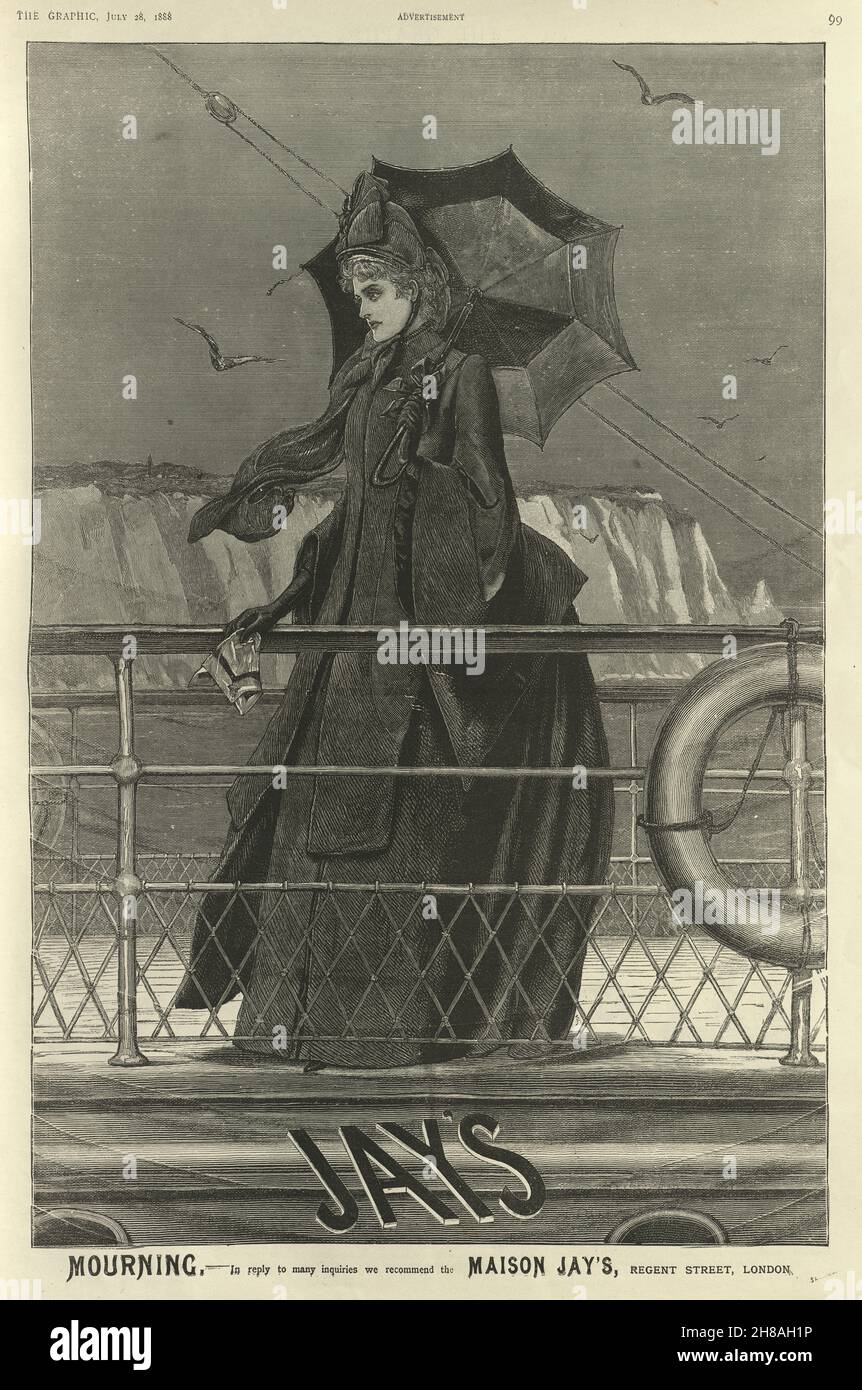 Advertisement mourning clothing hi-res stock photography and images - Alamy