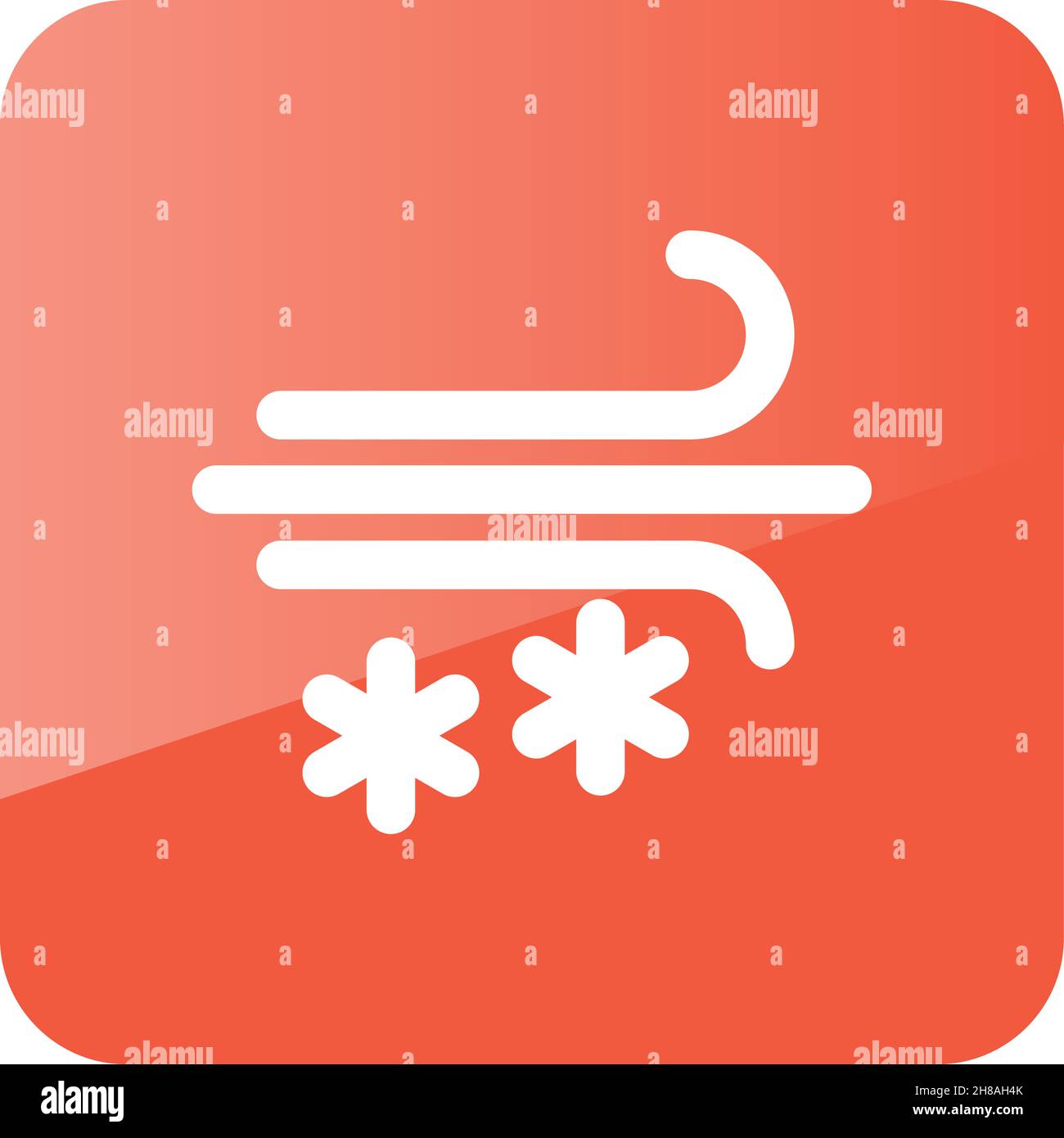 Snow icy windy storm Stock Vector Images - Alamy