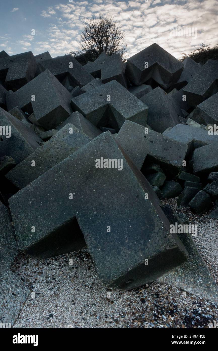 Ww2 tank traps hi-res stock photography and images - Alamy