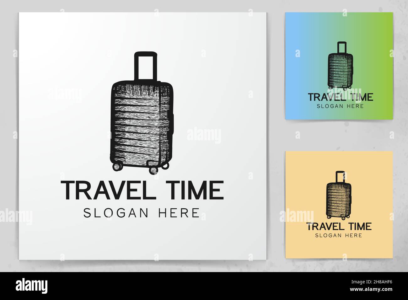 bag travel, tour logo design inspiration Stock Vector Image & Art - Alamy