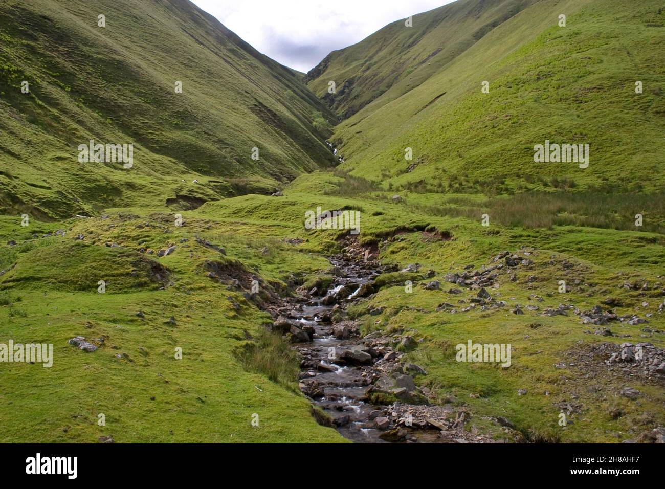 Dalveen Pass in the Lowther Hills valley of Carronbridge, Dumfries ...