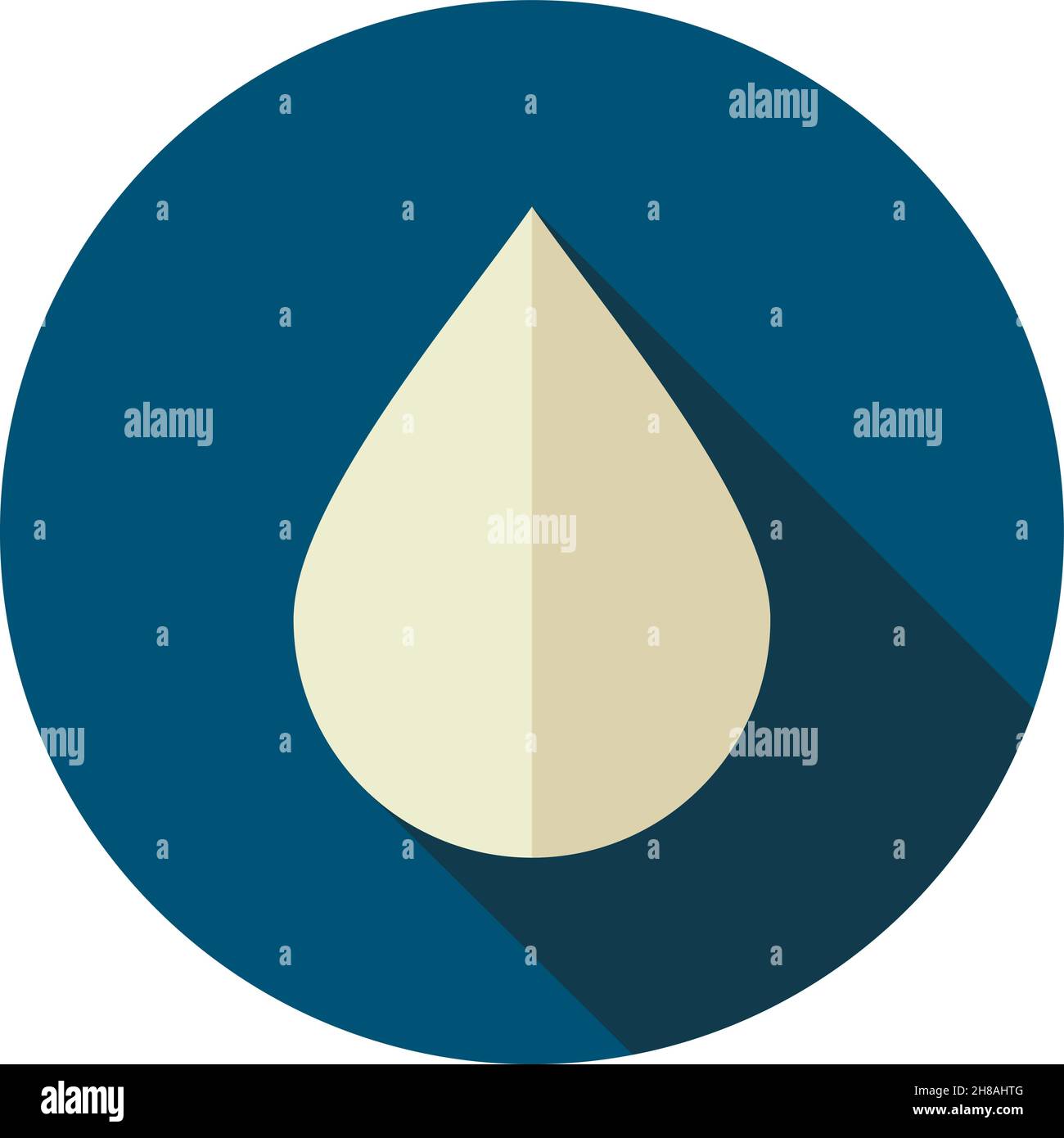 Water Rain Drop flat icon. Meteorology. Weather. Vector illustration ...