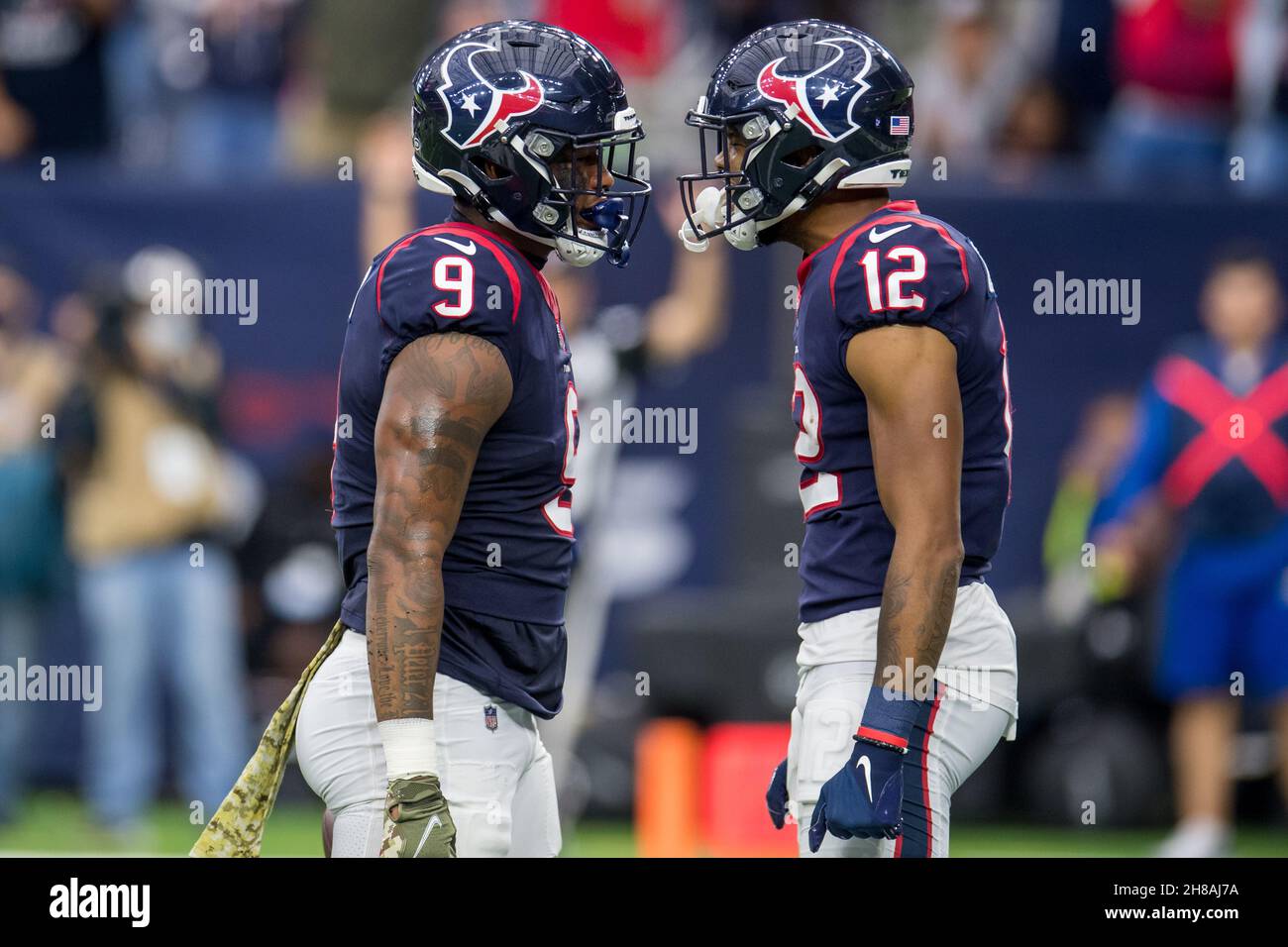 November 28, 2021: Houston Texans tight end Brevin Jordan (9 ...