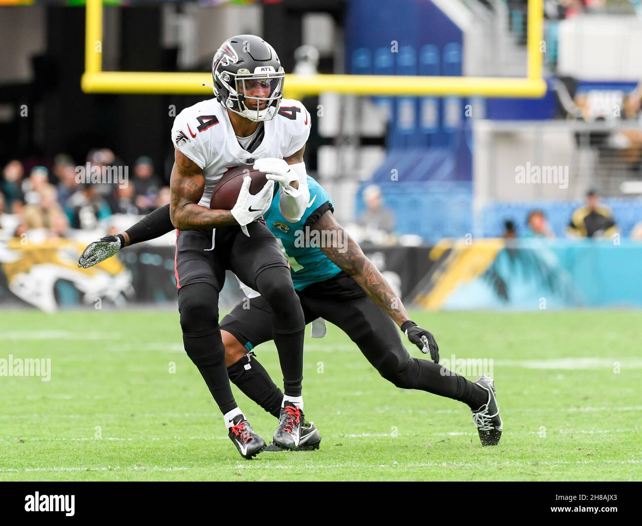 November 28, 2021 - Jacksonville, FL, U.S: Atlanta Falcons wide ...