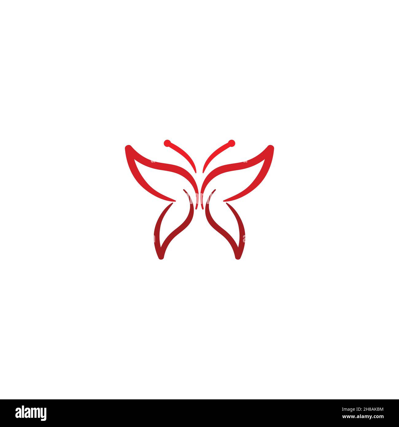 Colorful butterfly logo Ideas. Inspiration logo design. Template Vector ...