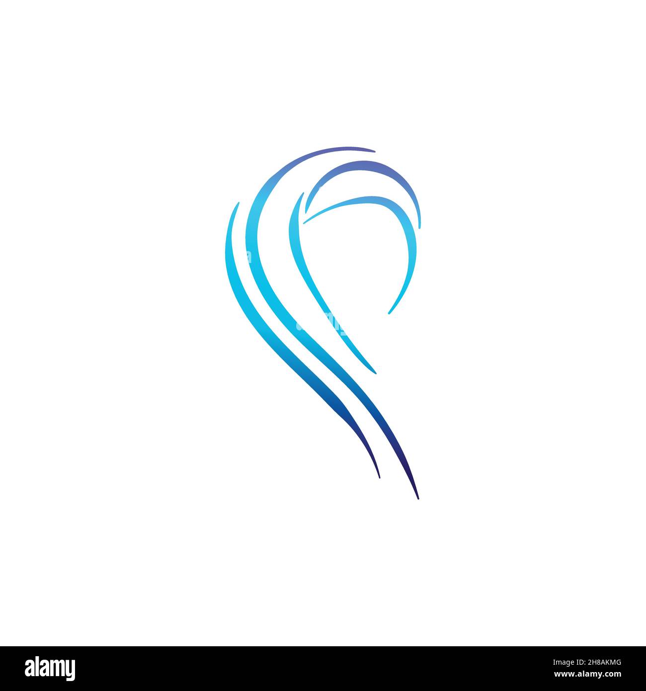 creative hijab blue color logo Ideas. Inspiration logo design. Template ...