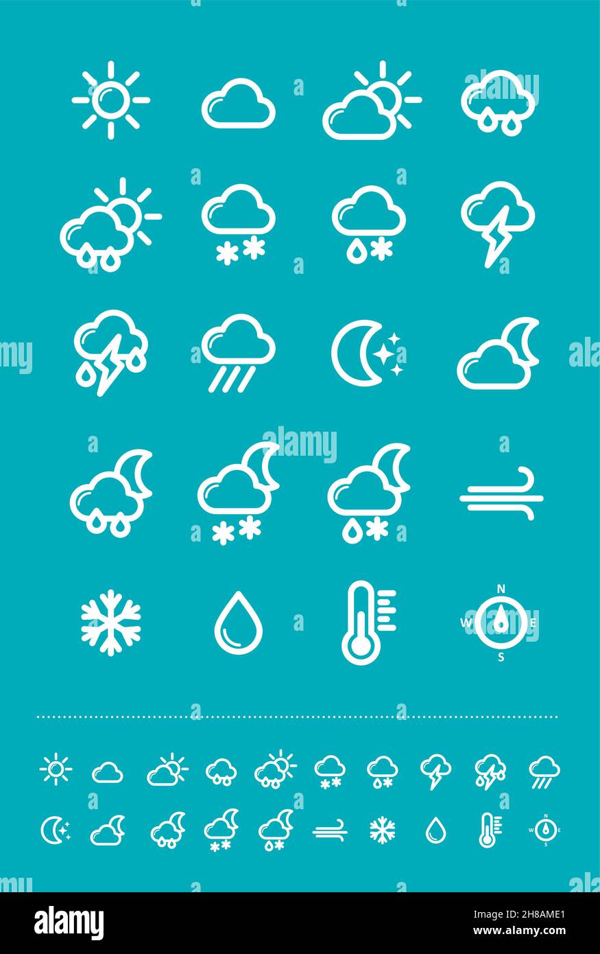 Hazy white cloud Stock Vector Images - Alamy