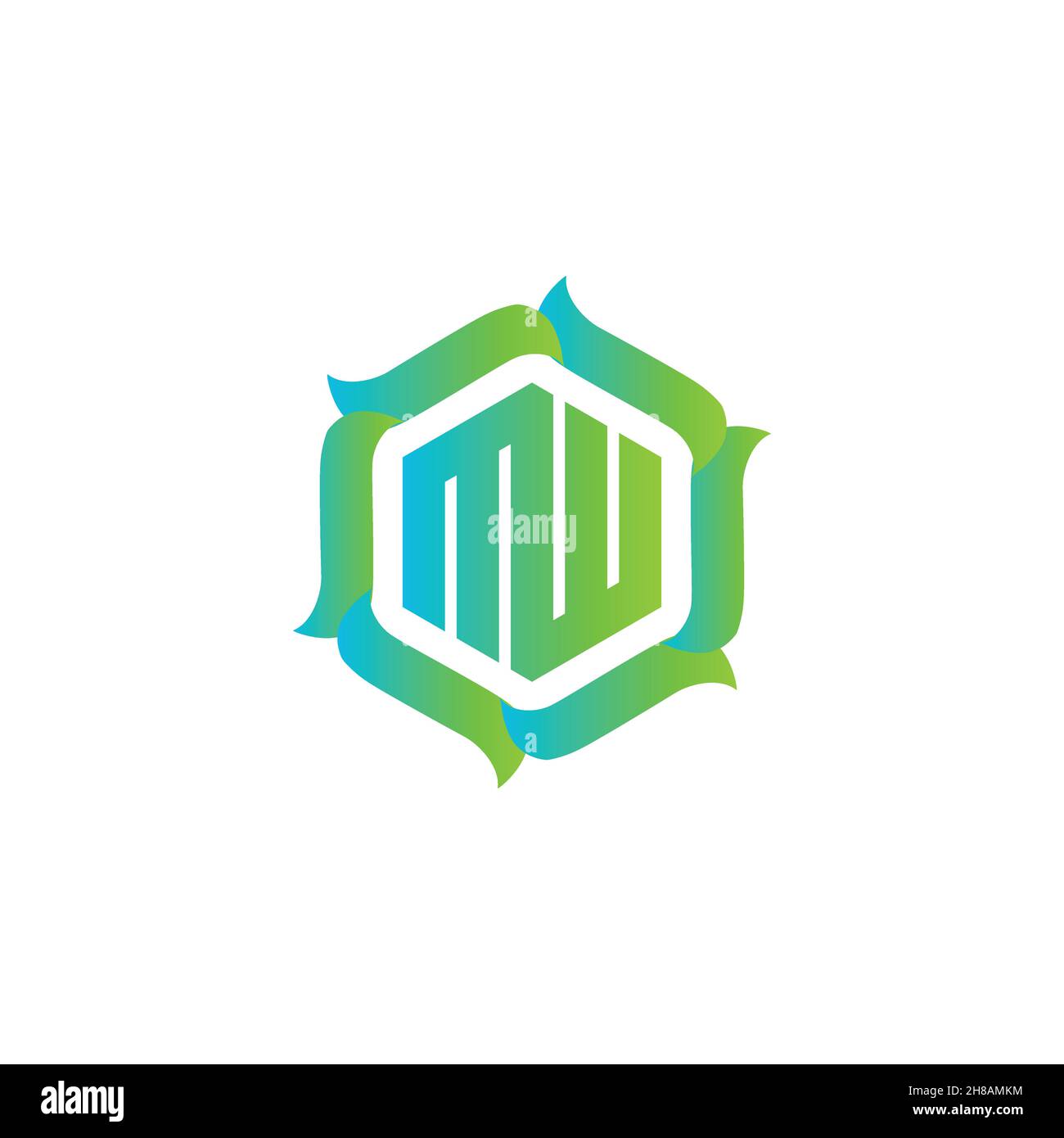 initial letter m w wave logo Ideas. Inspiration logo design. Template ...