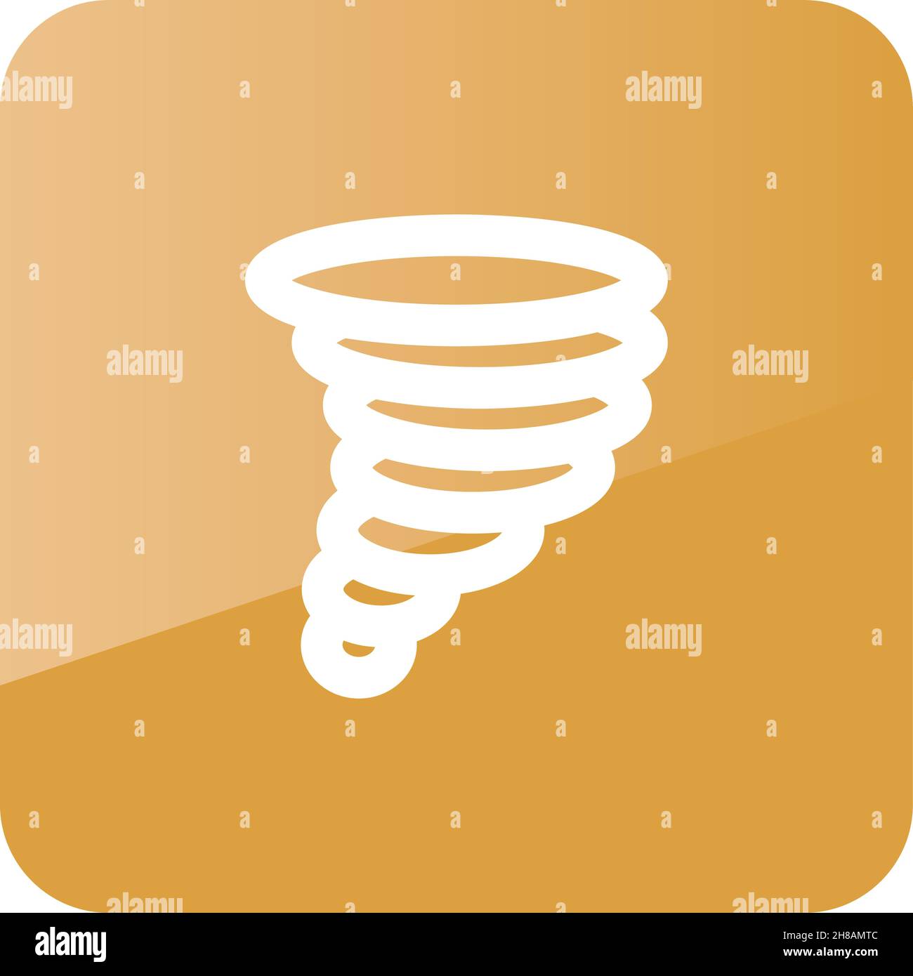 Tornado Whirlwind outline icon. Meteorology. Weather. Vector ...