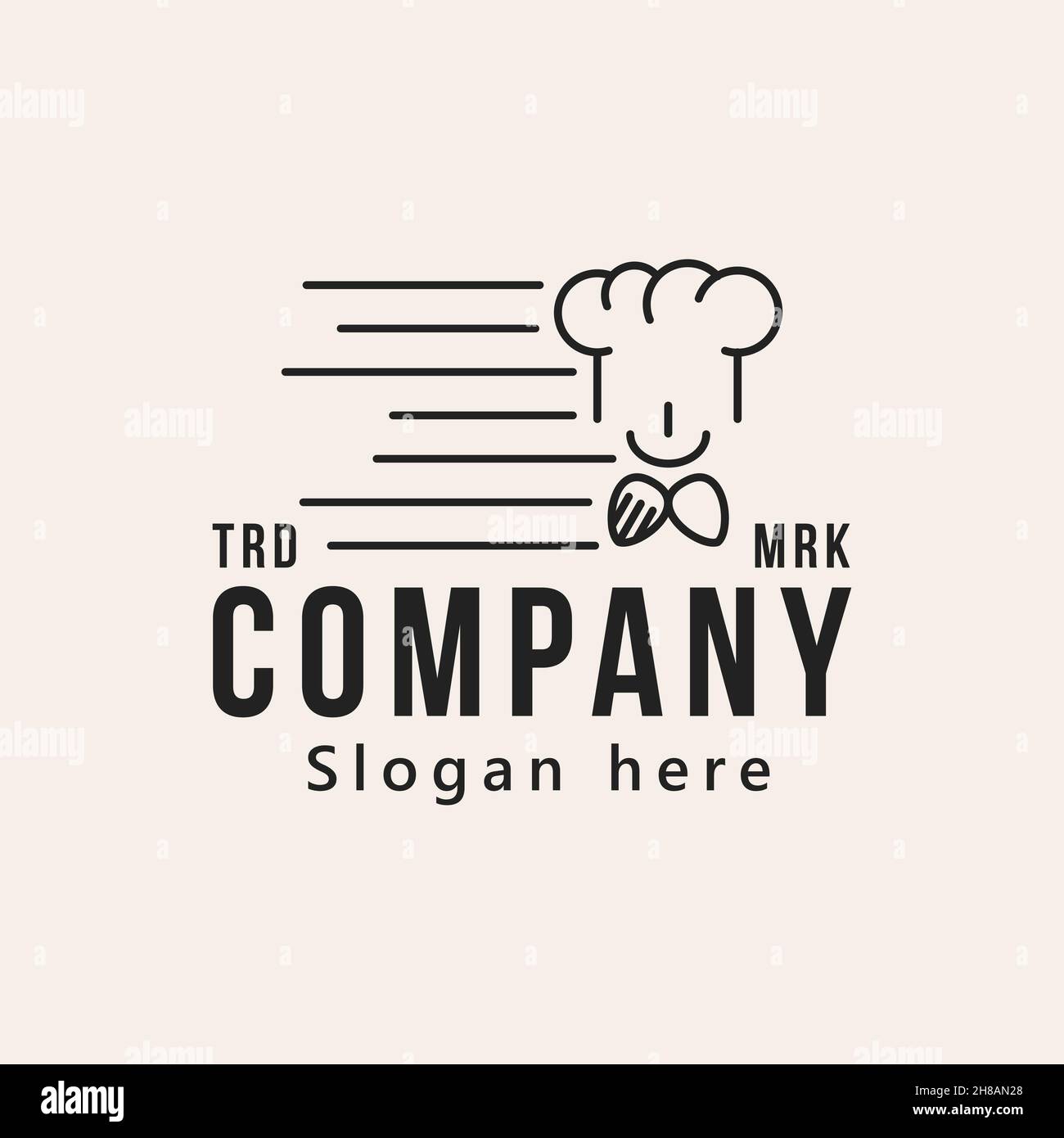 Chef / Restaurant logo design inspiration. vector illustration Stock ...
