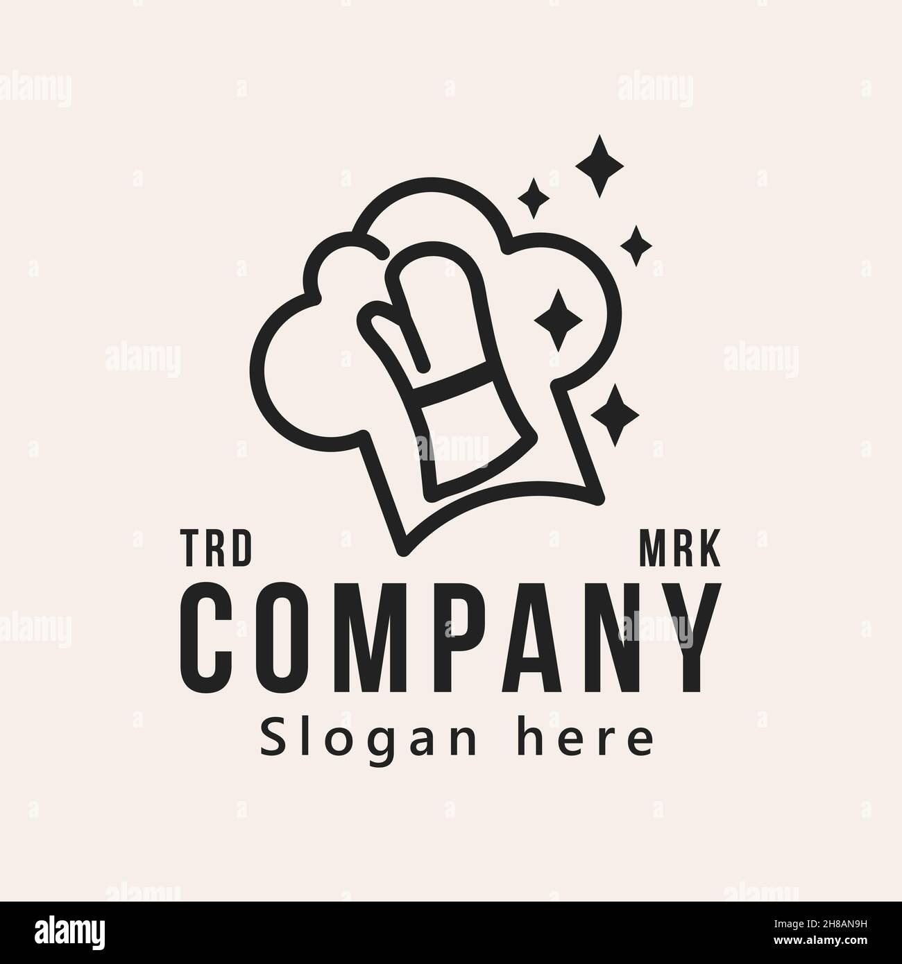 Chef / Restaurant logo design inspiration. vector illustration Stock ...