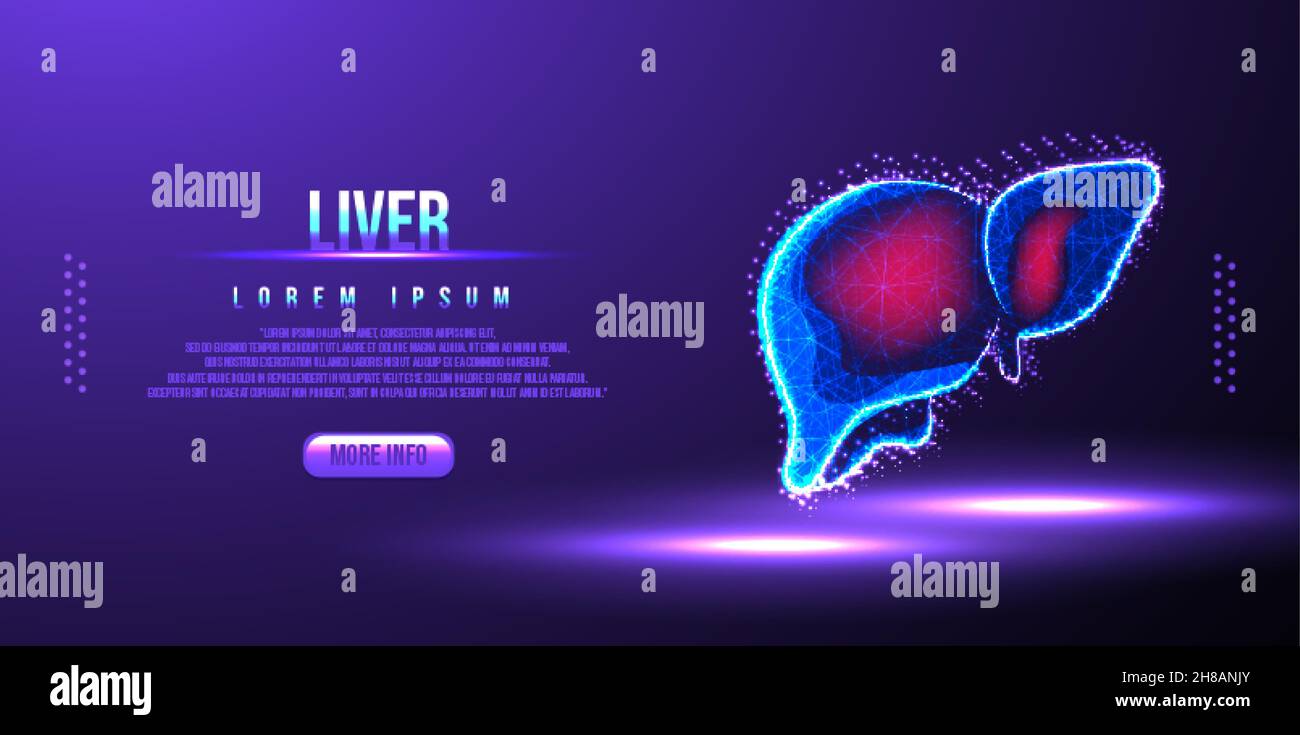 Liver disease hepatitis line Stock Vector Images - Alamy