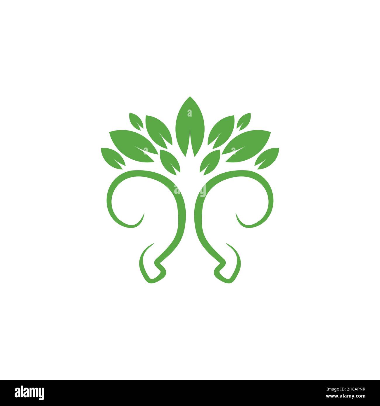 tree logo Ideas. Inspiration logo design. Template Vector Illustration ...