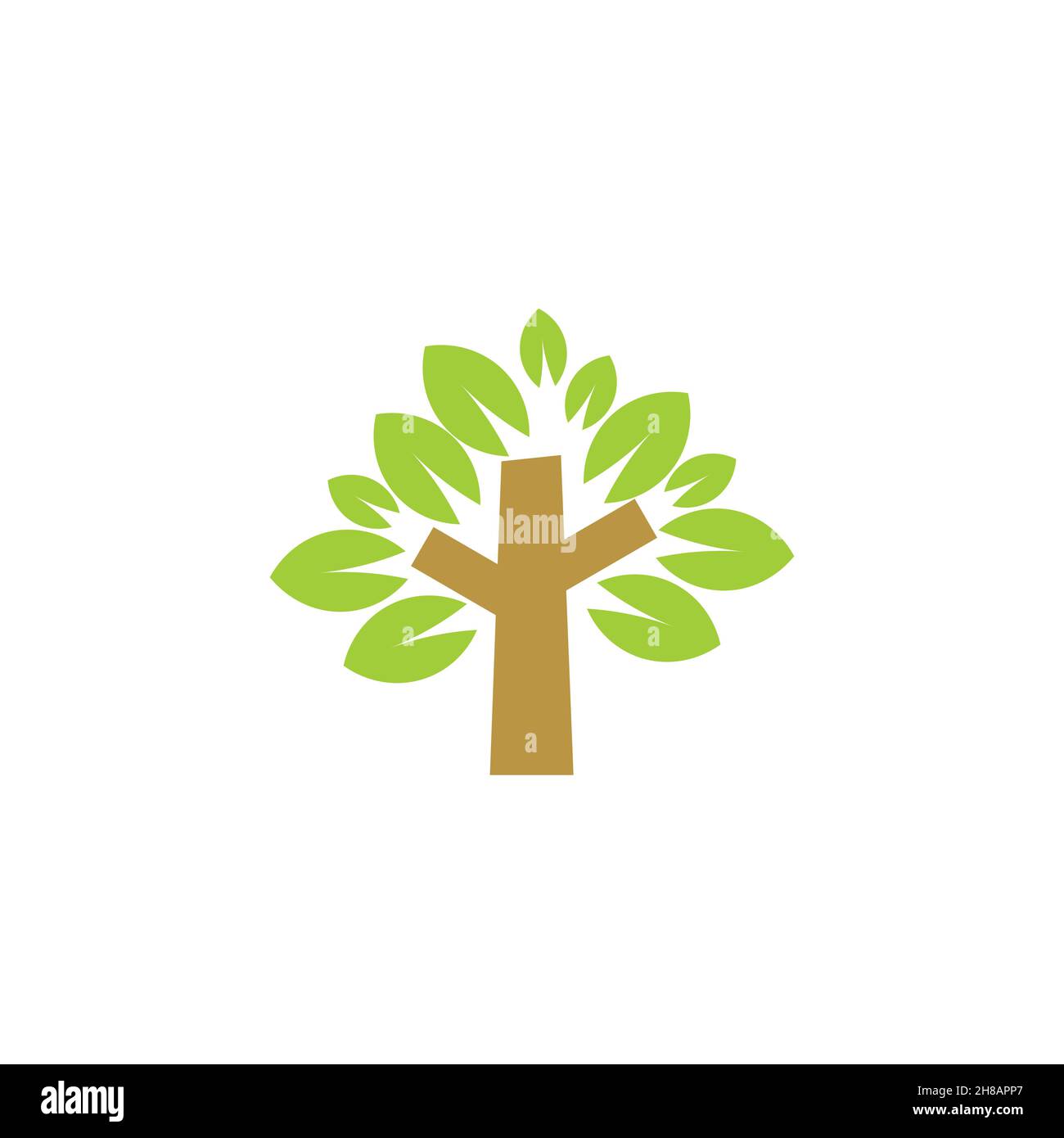tree logo Ideas. Inspiration logo design. Template Vector Illustration ...