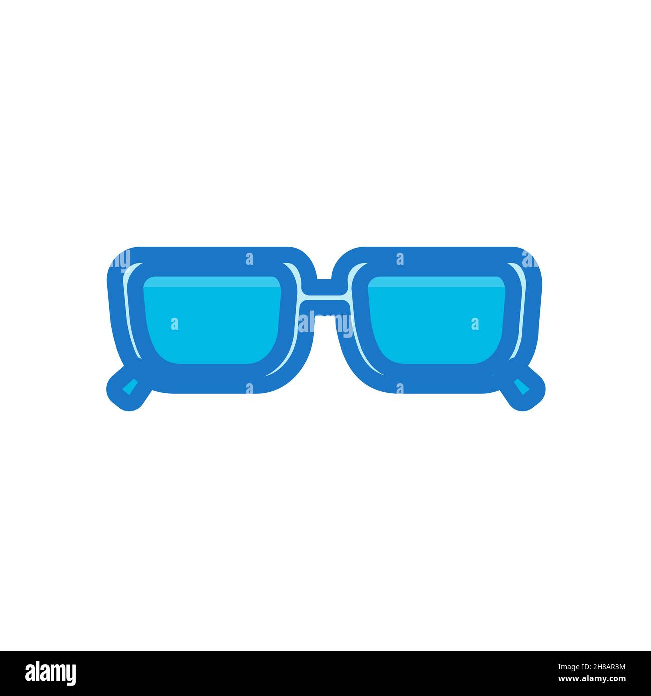eye glass icon vector illustration isolated on white background Stock ...