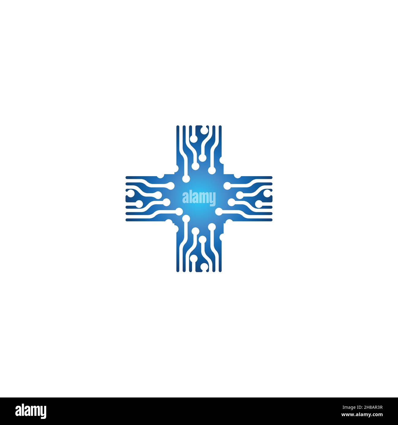 Medical technology, healthcare logo Ideas. Inspiration logo design ...