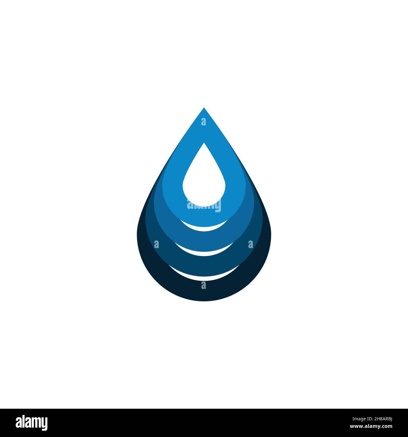 water drop, wave logo Ideas. Inspiration logo design. Template Vector ...