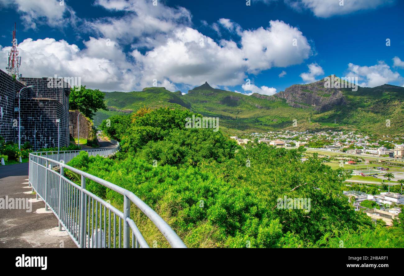 Port Louis castle on a beautiful sunny day, Mauritius Stock Photo - Alamy