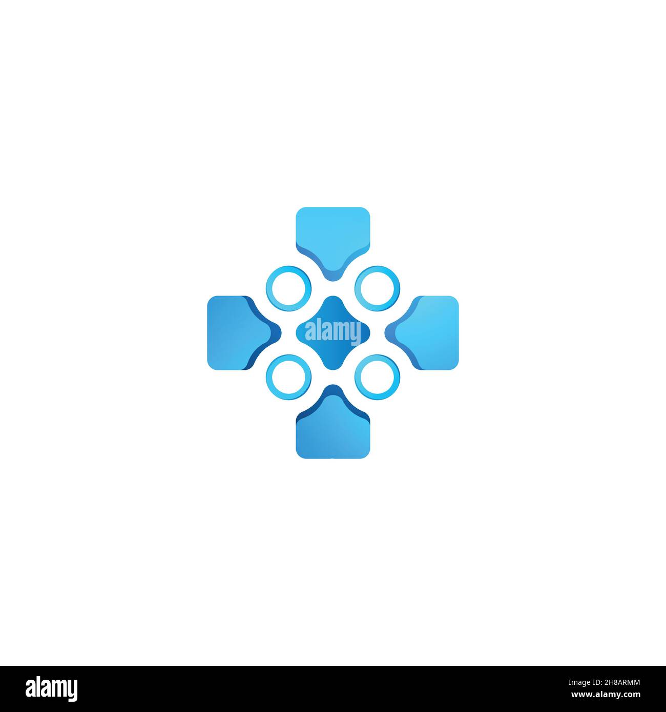 Digital Medical, cross / plus icon. Healthcare logo Ideas. Inspiration ...