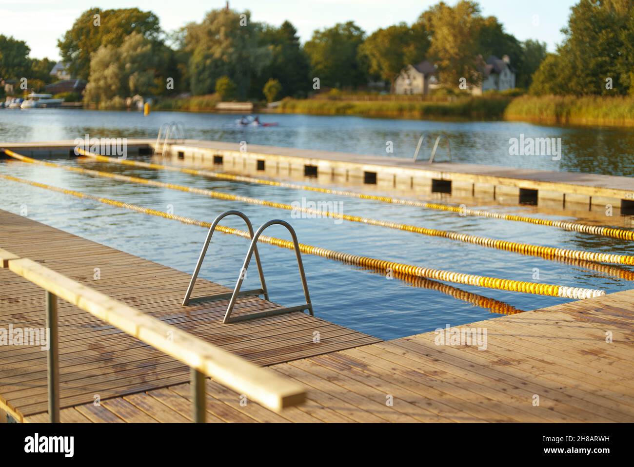 Outdoor pool on the river Pirita in Tallinn Stock Photo - Alamy