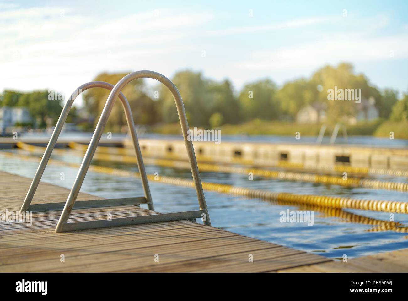 Outdoor pool on the river Pirita in Tallinn Stock Photo - Alamy
