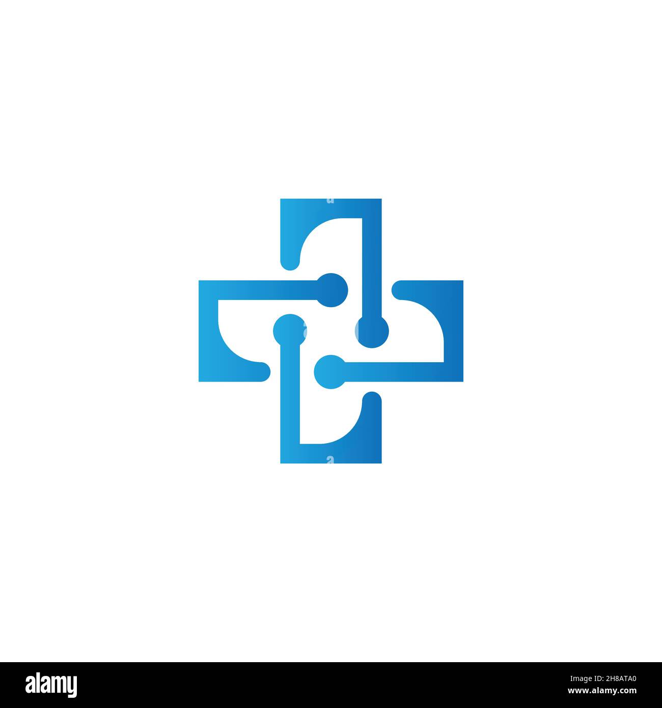 Medical technology, healthcare logo Ideas. Inspiration logo design ...