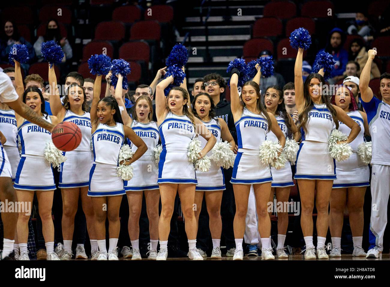 Seton hall pirates cheerleaders hi-res stock photography and images - Alamy