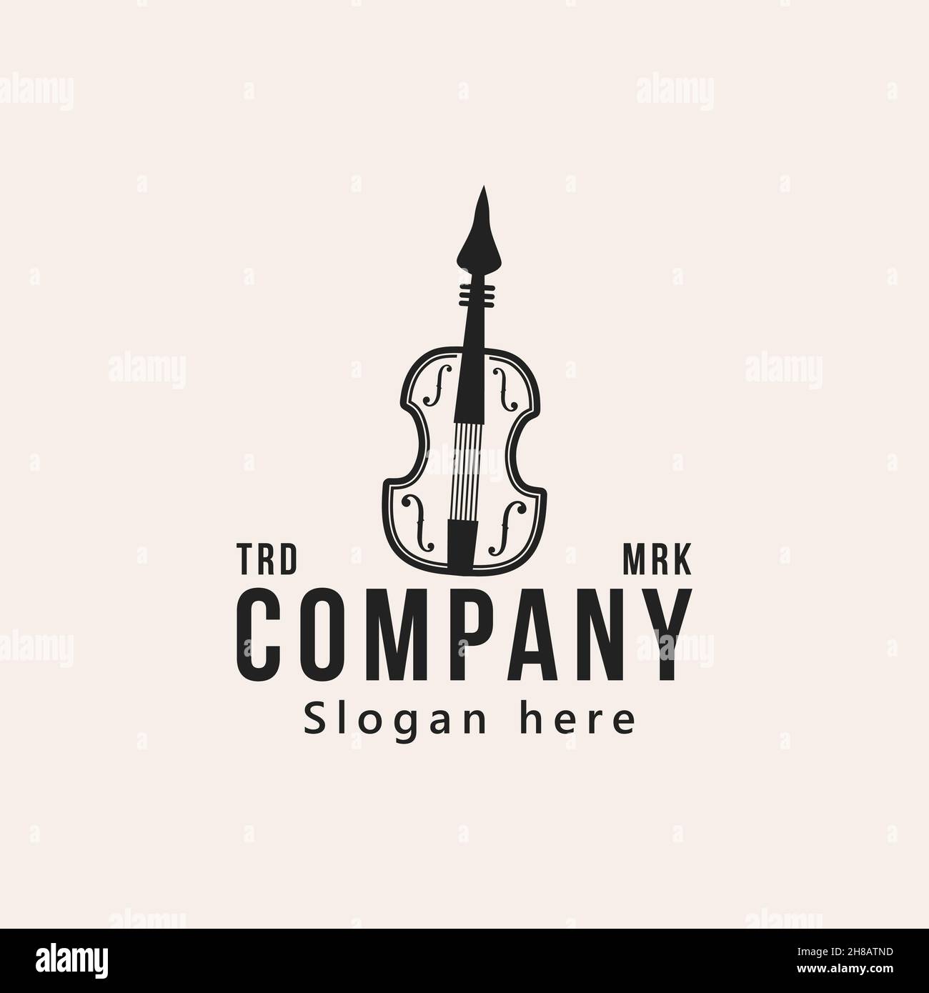 Puerto Rican Cuatro musical logo designs. vector illustration Stock ...