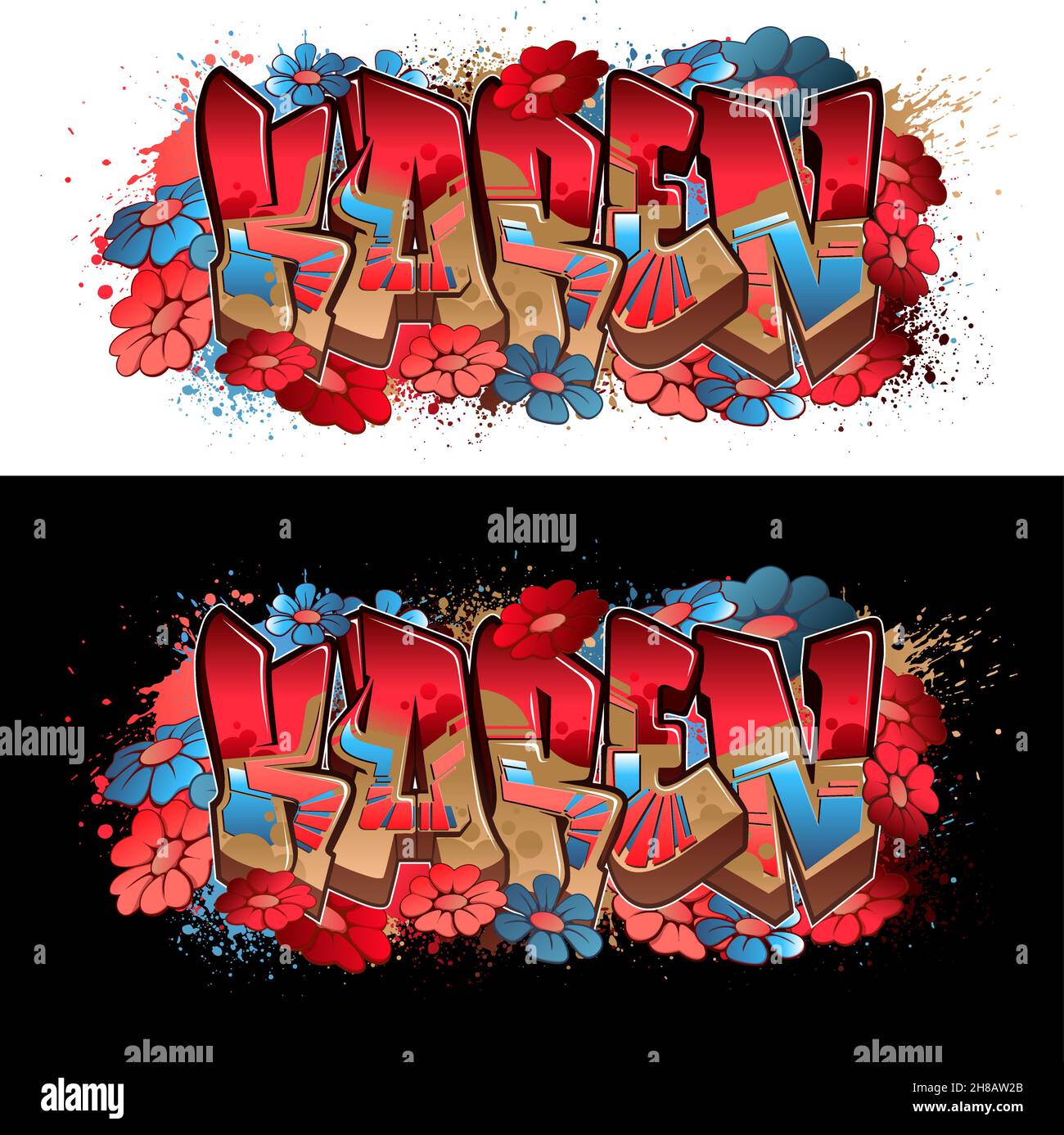 Karen vector vectors Stock Vector Images - Alamy