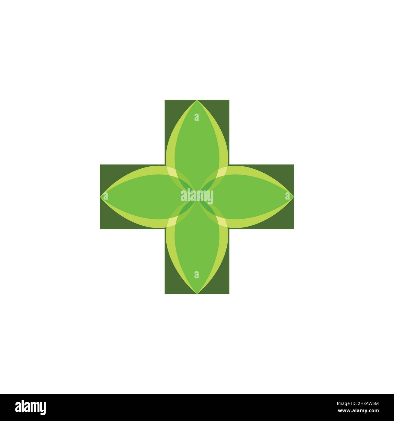 medical leaf logo Ideas. Inspiration logo design. Template Vector ...