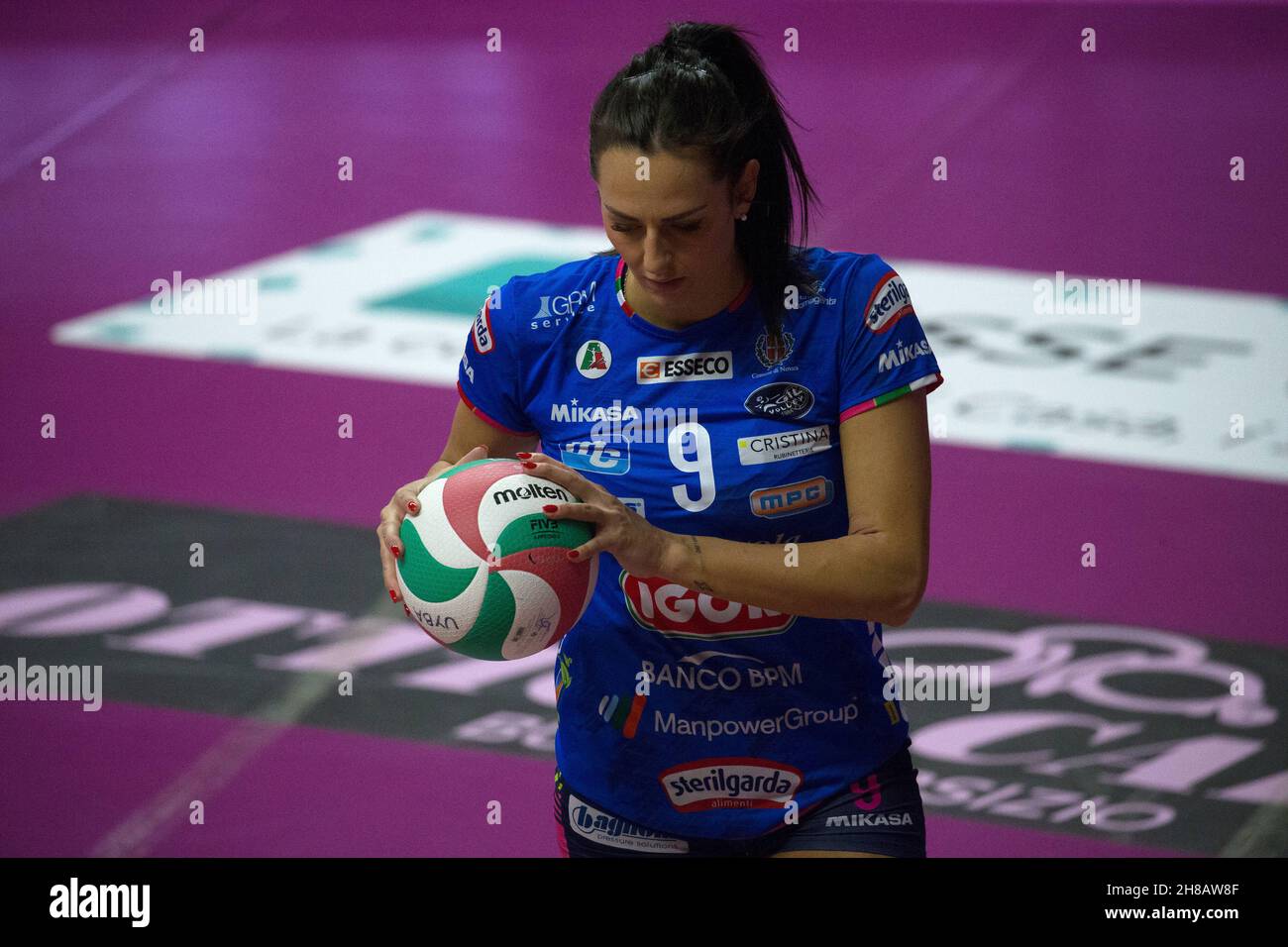 CATERINA BOSETTI (Novara) at service during Unet E-Work Busto Arsizio ...