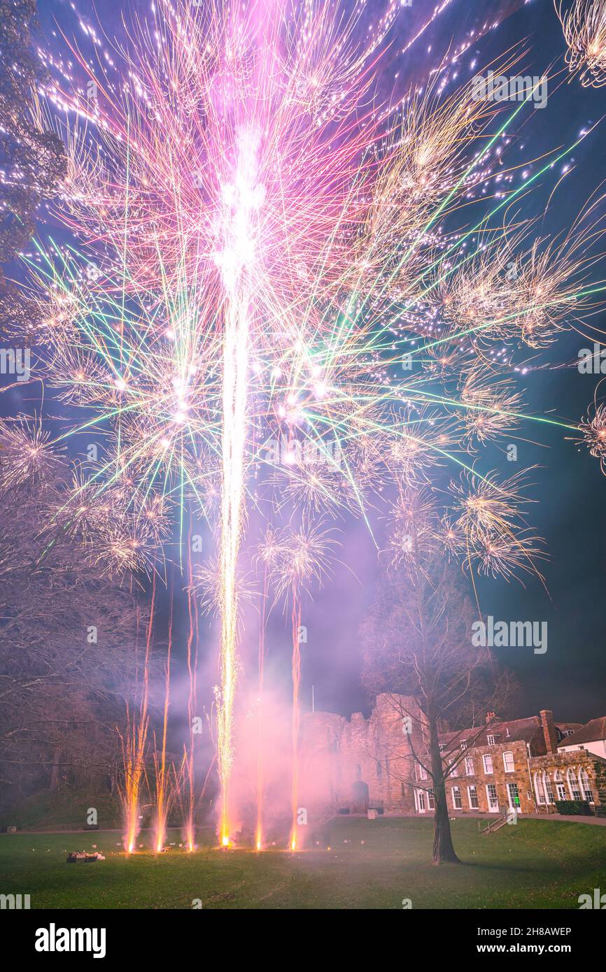 Tonbridge castle fireworks hi-res stock photography and images - Alamy