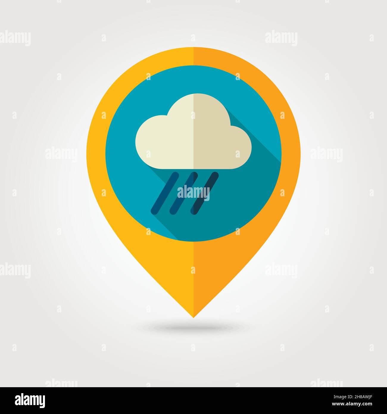 Rainfall map Stock Vector Images - Alamy