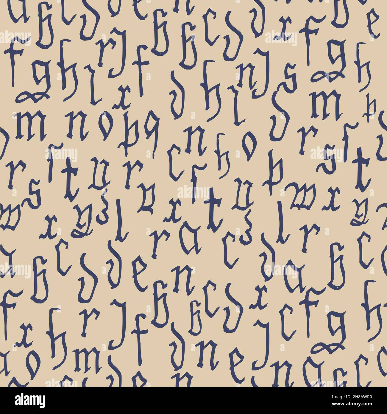 Gothic Alphabet High Resolution Stock Photography and Images - Alamy