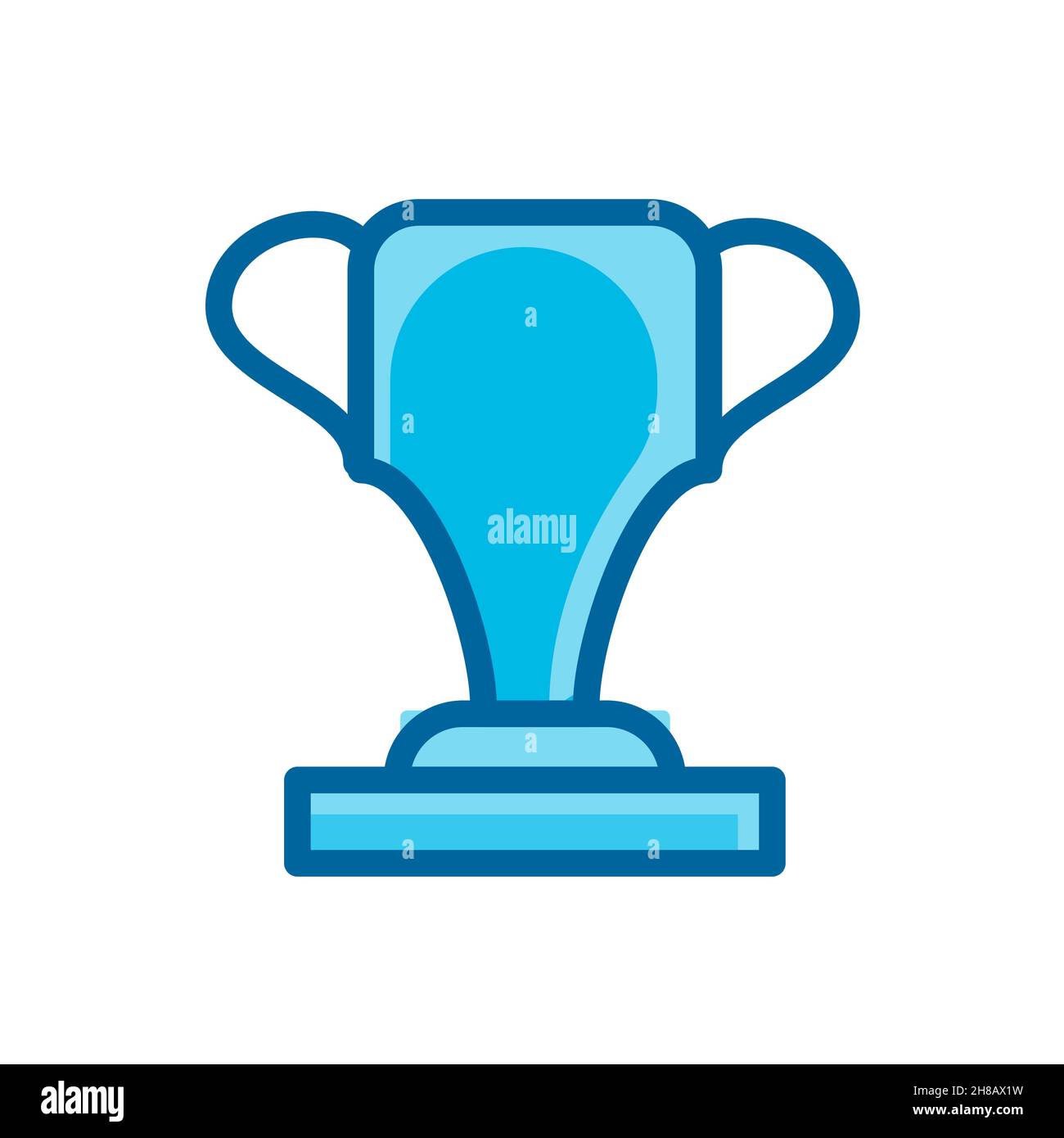 trophy best champion icon vector illustration isolated on white ...
