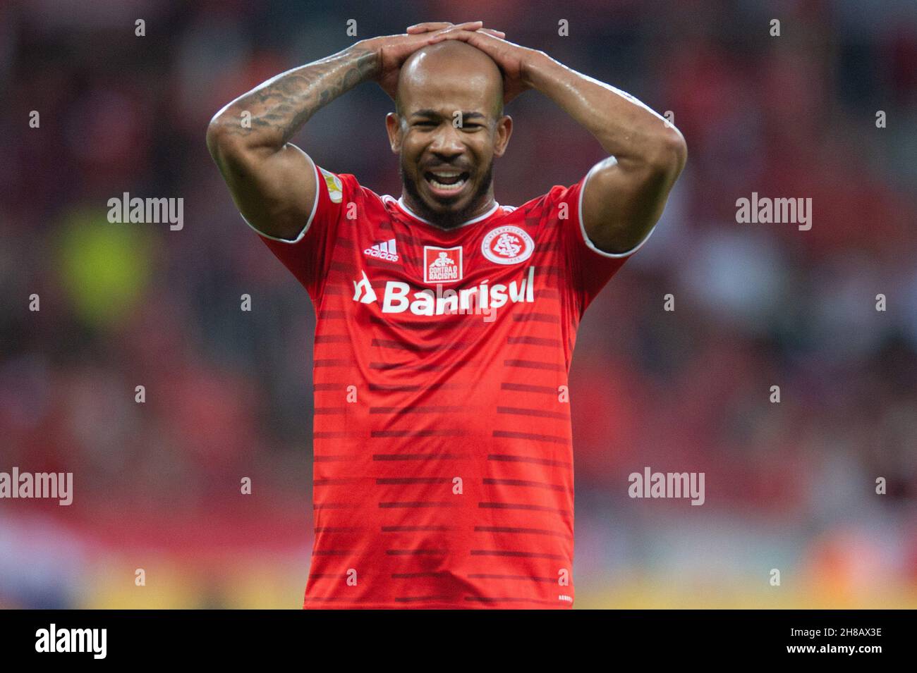 Beira-Rio, Porto Alegre, Brazil. 28th Nov, 2021. Brazilian Serie A, Internacional versus Santos ...