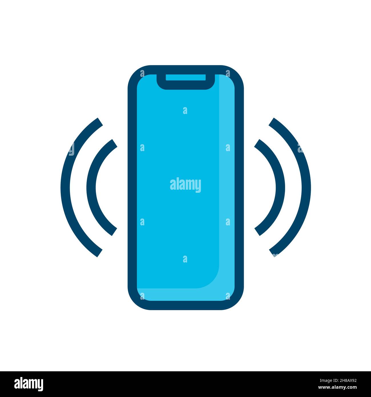 phone ringing notification icon vector illustration isolated on white ...