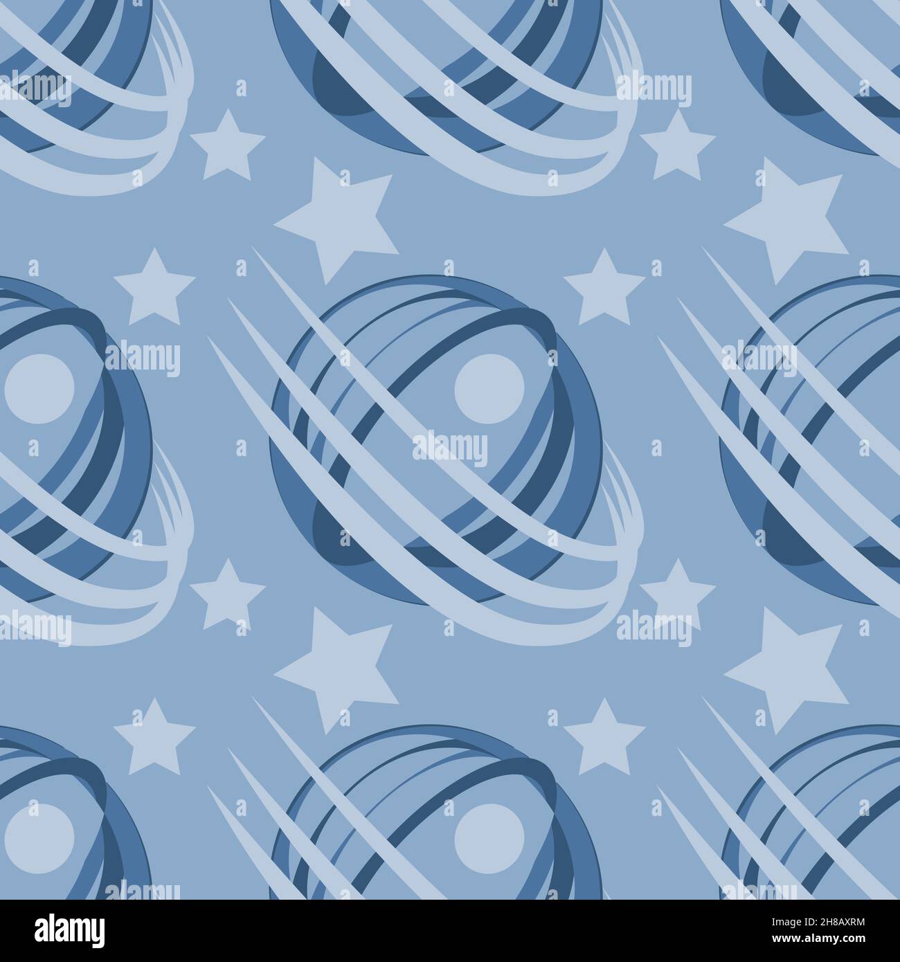 Seamless pattern, infinite texture - Illustration on a square ...