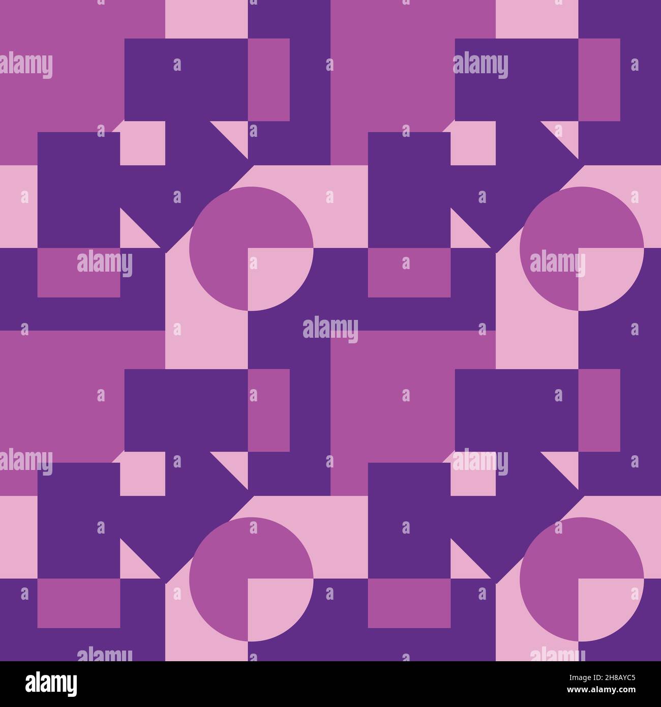 Seamless pattern, infinite texture - Illustration - on a square ...