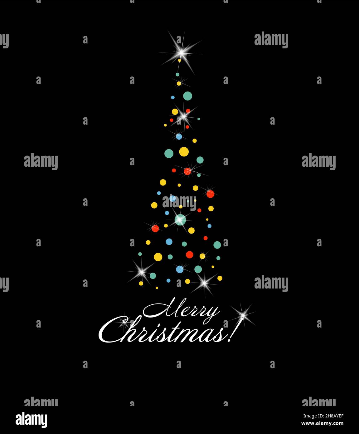 Christmas background tree new Stock Vector Images - Alamy