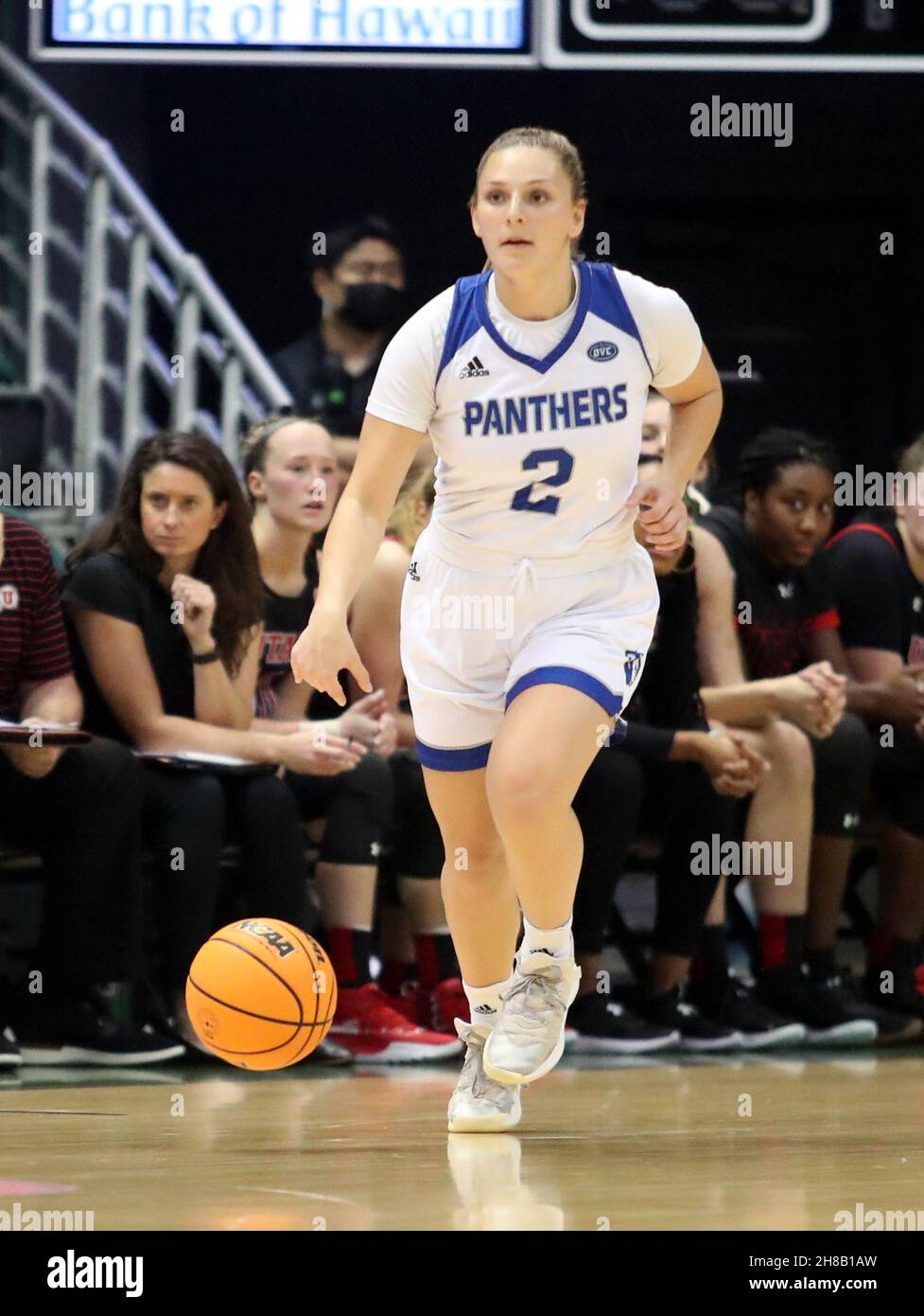 November 28, 2021 - Eastern Illinois Panthers guard Jordyn Hughes #2 ...