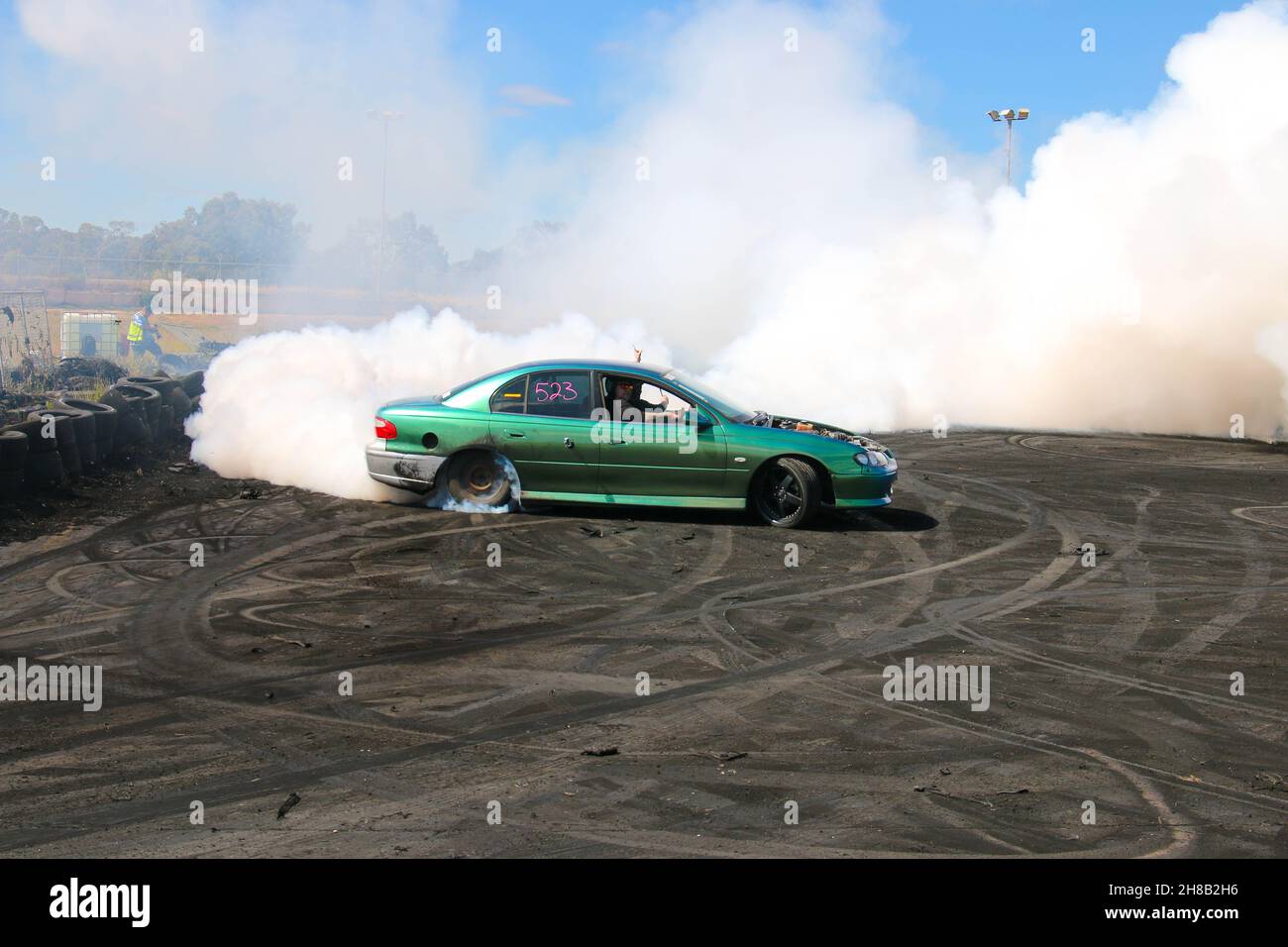 Burnoutpit hi-res stock photography and images - Alamy
