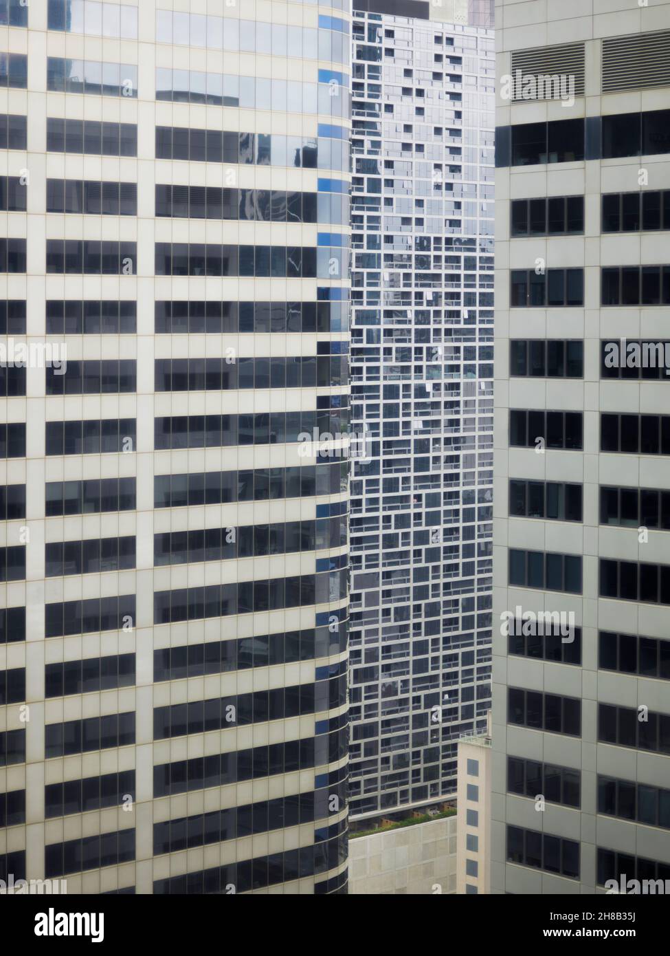 Exteriors of modern skyscrapers Stock Photo - Alamy