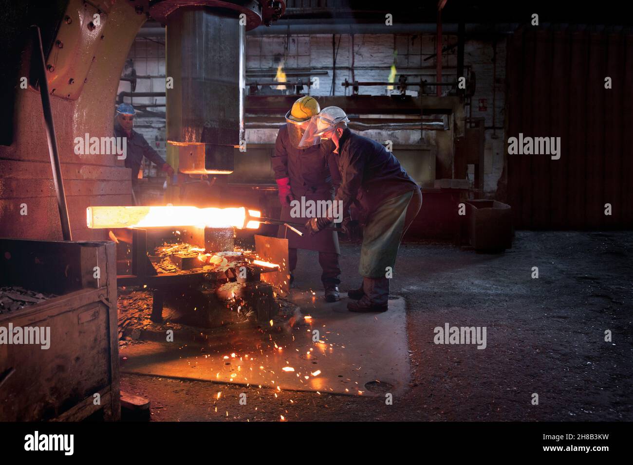 Forging hammer machine hi-res stock photography and images - Alamy