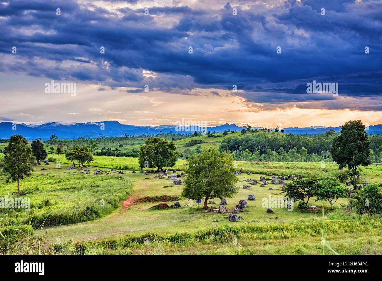 Plain of Jars is a megalithic archaeological landscape. Xieng Khouang ...
