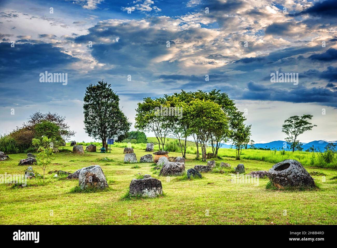 Plain of Jars is a megalithic archaeological landscape. Xieng Khouang ...