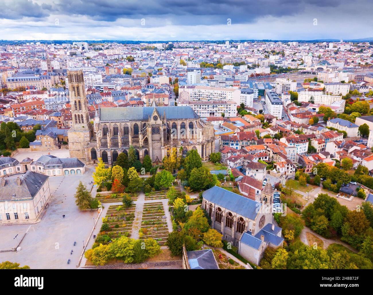 Cathedral in Limoges city, France Stock Photo - Alamy