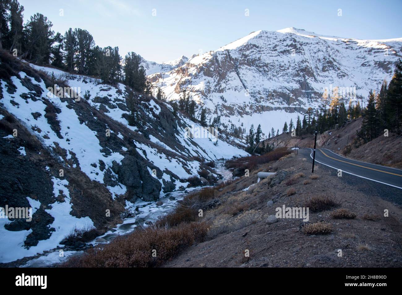Sonora Pass along State Route 108 is California's second highest ...