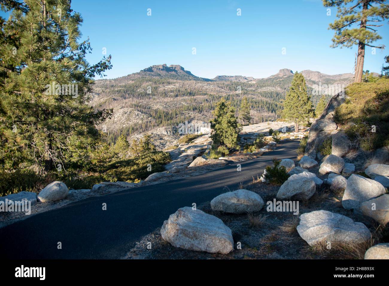 Donnell Vista is a rest stop on State Route 108 in California's ...